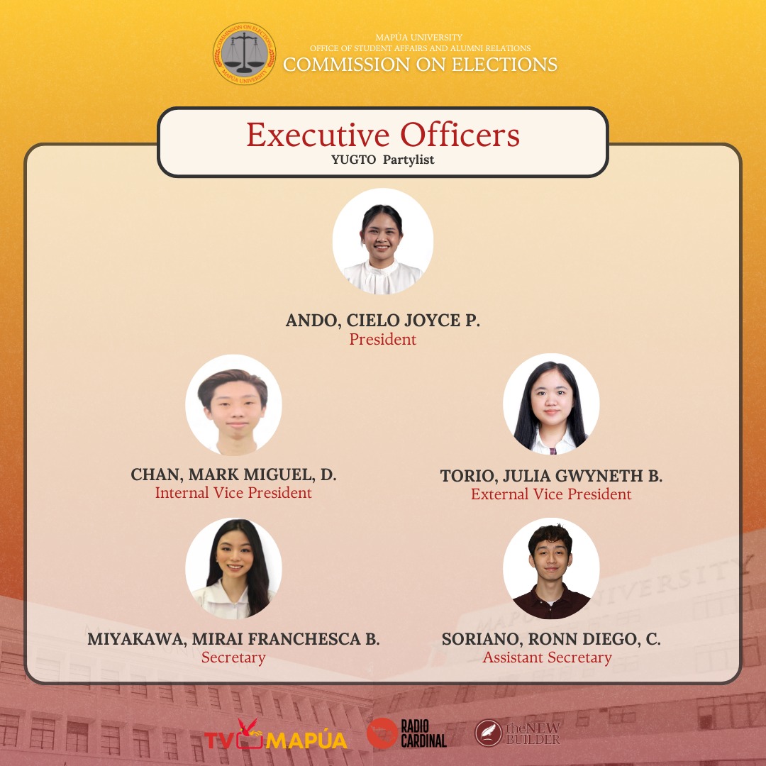 Mapúa COMELEC releases official list of candidates for AY2425 elections