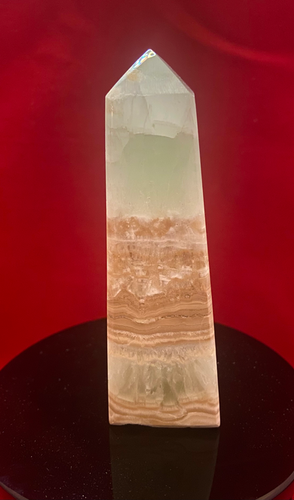 Caribbean Blue Calcite point | Power of the Rainbow