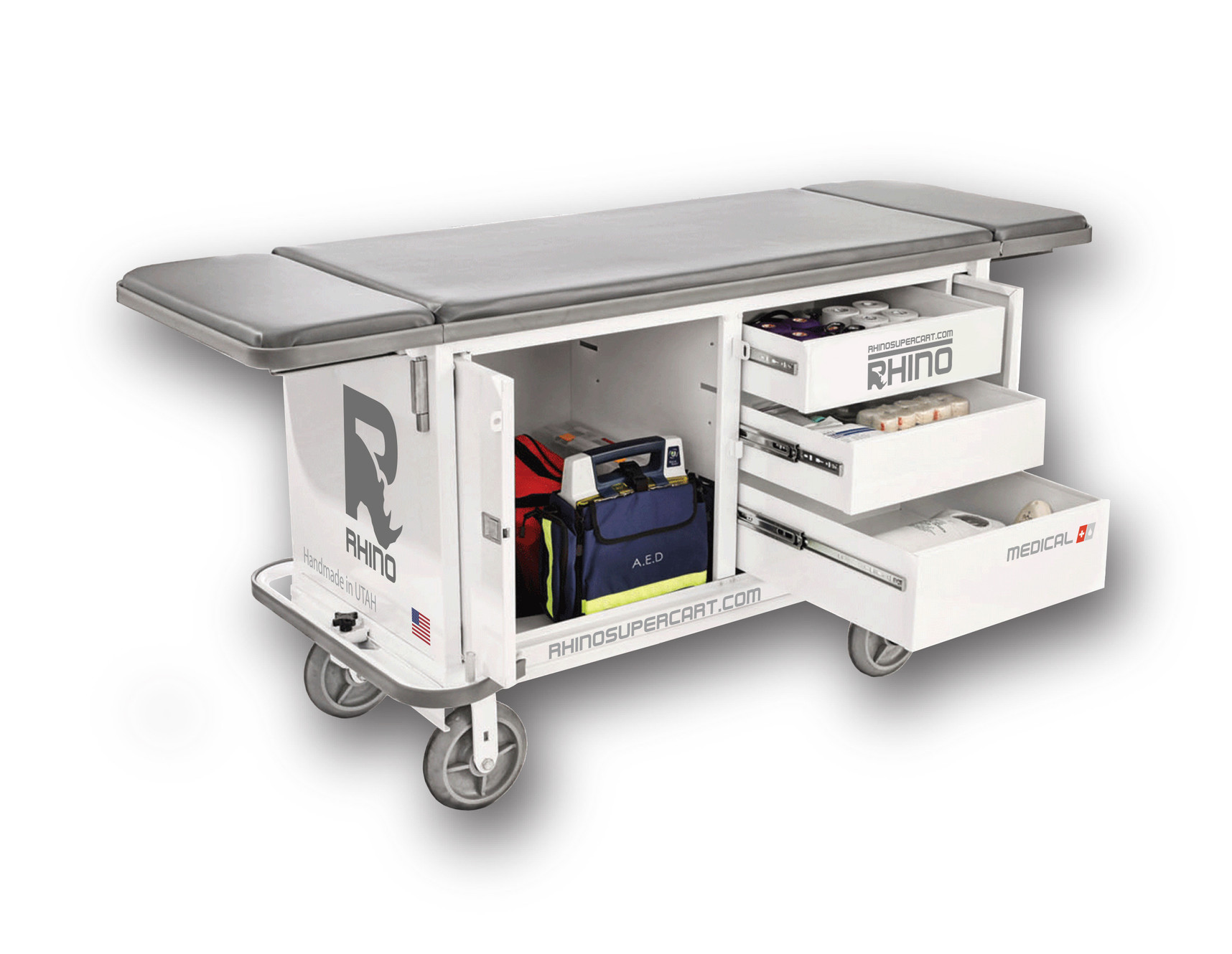 Rhino SuperCarts for Athletic Training, Physical Therapy, Orthopedics