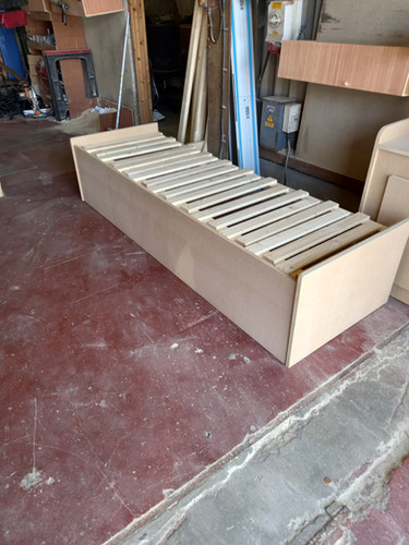 Pull Out Bench | S&D Camper Conversions