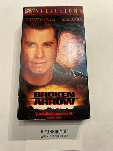 Broken Arrow John Travolta VHS | Vinyl Pharmacy
