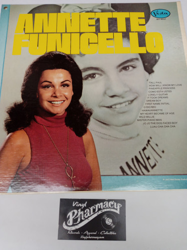 Annette Funicello: Annette Funicello Original Vinyl Record | Vinyl Pharmacy