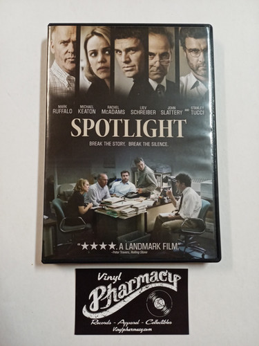 Spotlight (2015) Rachel McAdams/Michael Keaton/Mark Ruffalo DVD | Vinyl ...