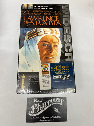 Lawrence Of Arabia (1962) Peter O’Toole Sealed VHS | Vinyl Pharmacy