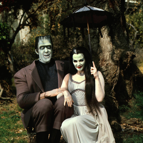 The Munsters : Lily & Herman Munster/Umbrella Poster | Vinyl Pharmacy