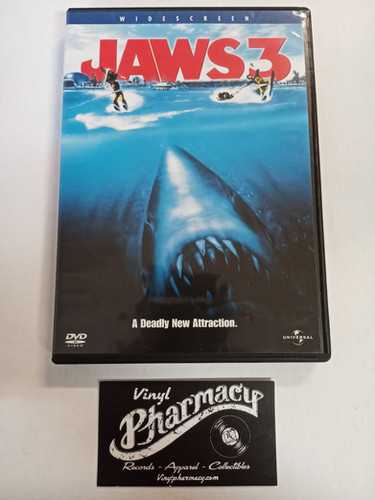 Jaws 3 (1983) Dennis Quaid/Bess Armstrong DVD | Vinyl Pharmacy