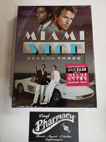 Miami Vice Season Three (1986-1987) Sealed DVD Set | Vinyl Pharmacy