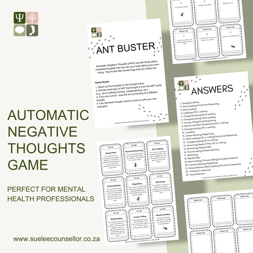 ANT Buster Game | Sue-Lee Counsellor