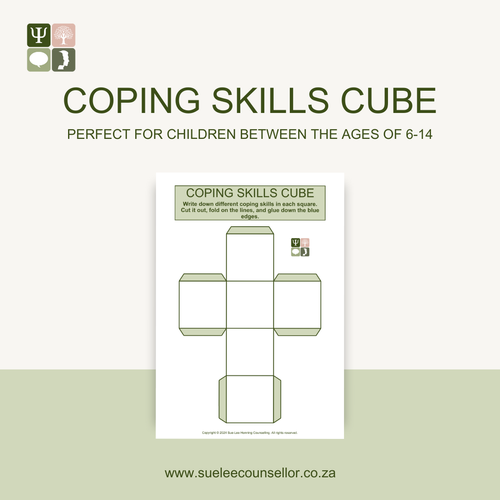 Coping Skills Cube | Sue-Lee Counsellor