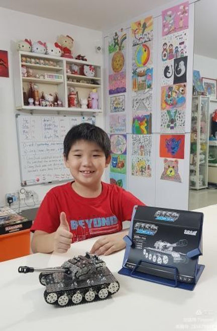 Completed a model tank for the first time - more than 930 parts!