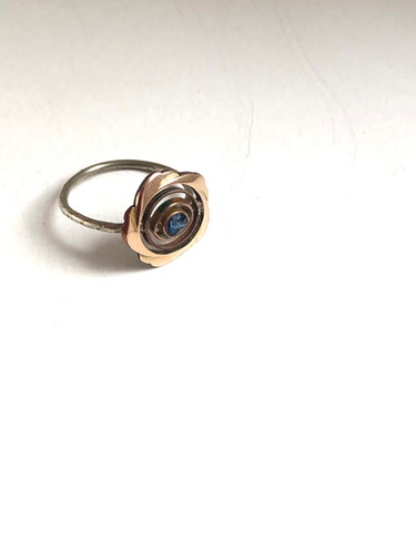 Antique Flower Pinky Ring | IrisLoeffler.com