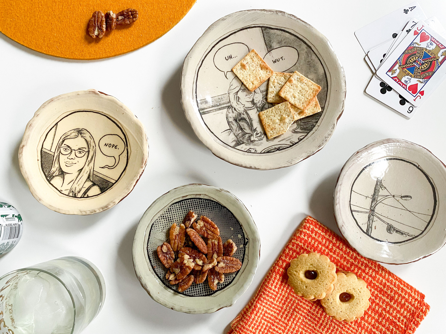 Ian M Petrie Ceramics | Handmade Illustrated Pottery | United States