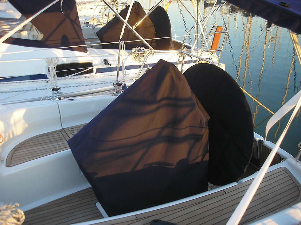 Cockpit Table & Binnacle Cover For Bavaria 34 CR - 2007 | Marine Canvas ...