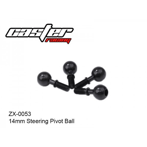 ZX-0053 Steering Pivot Ball 14mm | Caster Racing USA