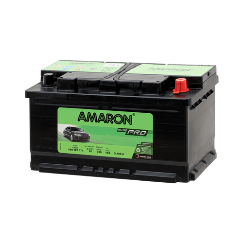 Amaron DIN80 Battery for Toyota Fortuner | High-Performance, 80Ah Capacity