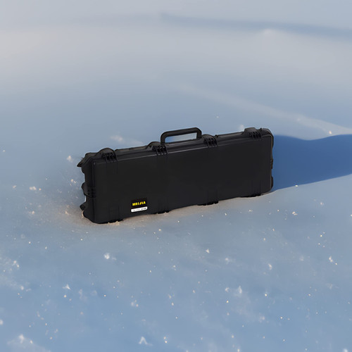 MEIJIA Portable Rolling Waterproof All Weather Rifle Hard Case with ...