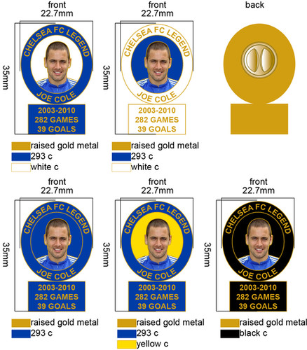 Chelsea FC Legends Series - Joe Cole | FOOTBALL-PINS-BADGES