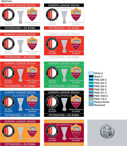 Feyenoord v AS Roma - 2023/24 Europa League Play-off KO Round ...