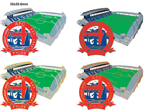 AFC Fylde - Mill Farm Stadium | FOOTBALL-PINS-BADGES