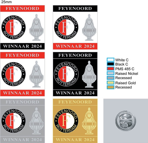 Feyenoord Rotterdam - Dutch Cup Winners/KNVB beker Winnaar 2024 ...