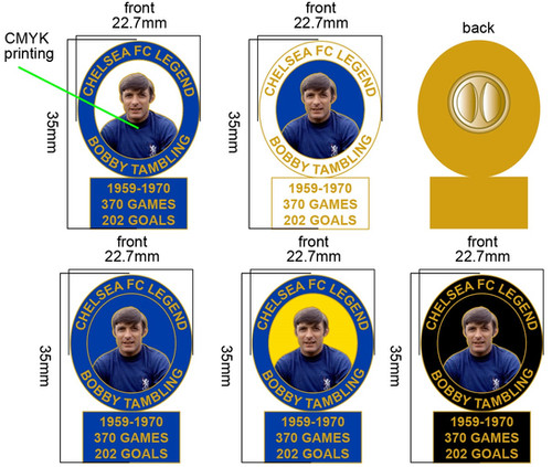 Chelsea FC Legends Series - Bobby Tambling | FOOTBALL-PINS-BADGES