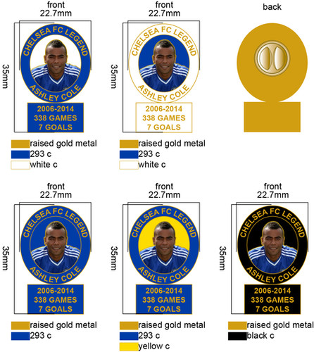 Chelsea FC Legends Series - Ashley Cole | FOOTBALL-PINS-BADGES