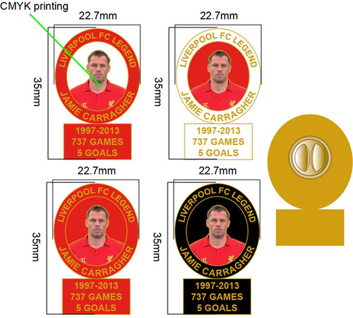 Liverpool FC Legends Series - Jamie Carragher | FOOTBALL-PINS-BADGES