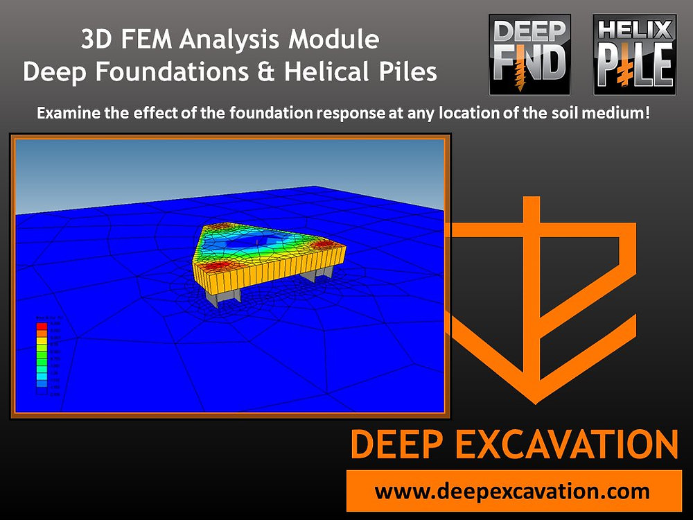 3D Finite Element Analysis for Foundation Piles