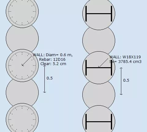 Secant & Tangent Pile Walls in Deep Excavations
