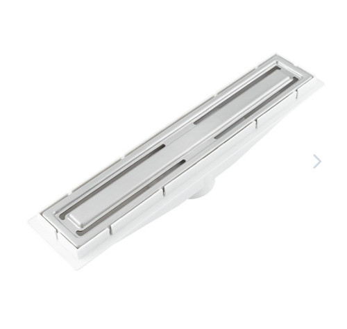 Coladera rectangular con rejilla de acero inoxidable MOD. 194RETC | Riluan