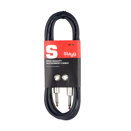 Cable Stagg SGC6DL 1/4 M-H 6 metros | Selectronic