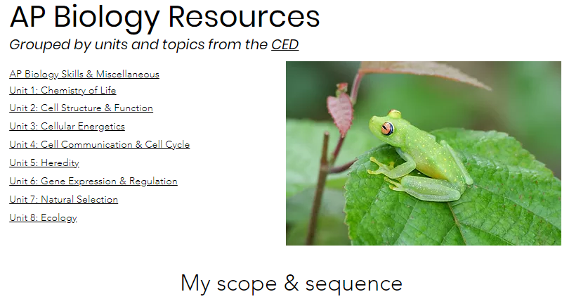 AP Biology | Innovative Science