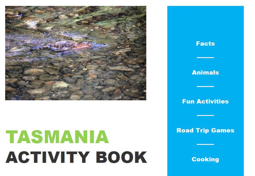 Children's Activity Book for Tasmania: Fun Games & Facts
