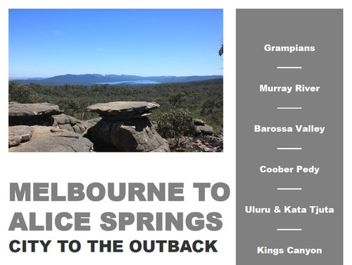 Caravan Trip Plan - Melbourne to Alice Springs
