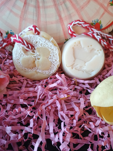 Foot Pedi Goat Milk Soap with Loofah | Milk N Suds