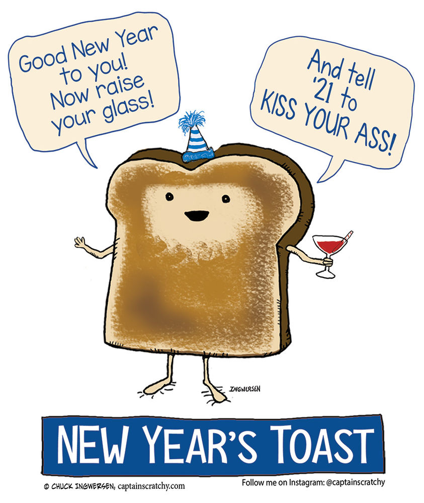 A toast as we say goodbye to 2021