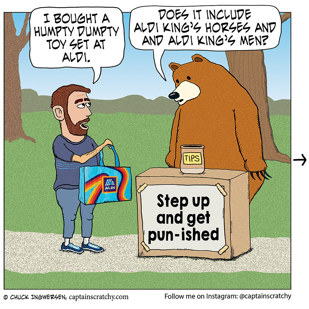 Aldi groans in the world aren't enough for this unbearable pun