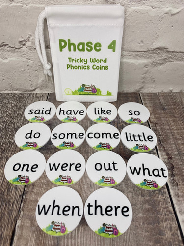 Phase 4 Tricky Word Coins | Super Phonics