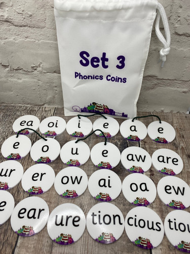 Set 3 Phonics Coins | Super Phonics