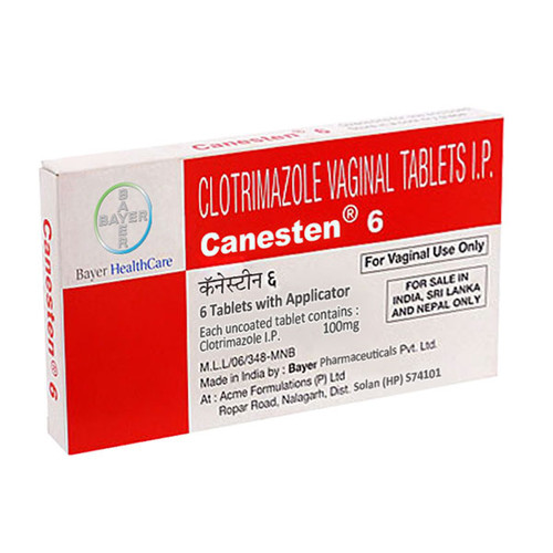 Canesten V6 Tablet VT (Clotrimazole) | Ivermectinkart