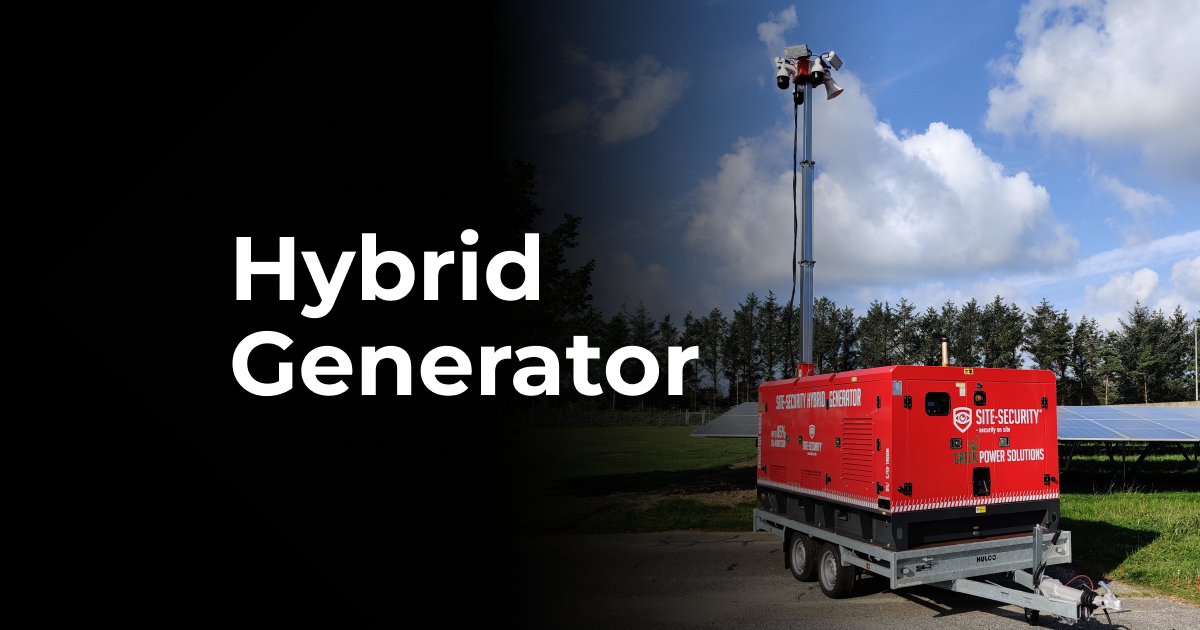 Hybrid Generator | Efficient and reliable power | Site Security