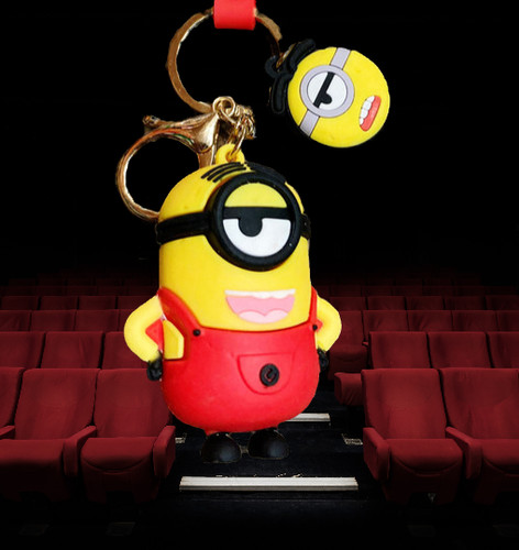 Mini Minion from Despicable Me keychain | Tack N'More Country