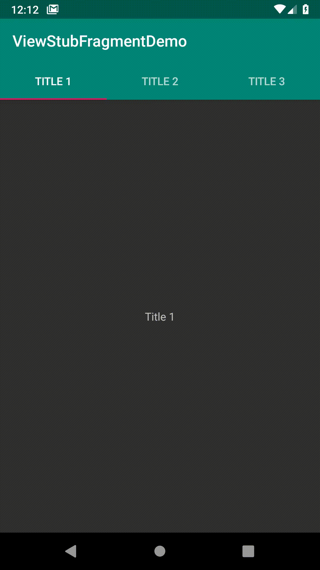 Sử dụng ViewStub kết hợp ViewPager