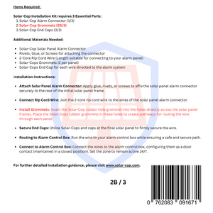 Solar Panel Security Alarm System South Africa | Solar-Cop