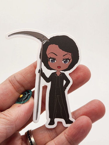 Vinyl Sticker - Supernatural Billie the reaper death | Misty Figs Gift Shop