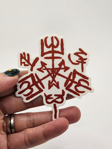 Vinyl Sticker - Supernatural sigil purgatory symbol | Misty Figs Gift Shop