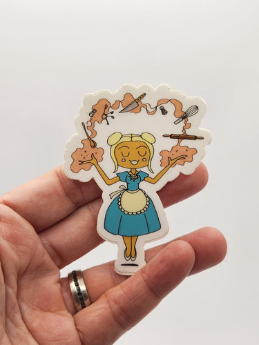 Vinyl Sticker - Chibi Coven Kitchen Witch | Misty Figs Gift Shop