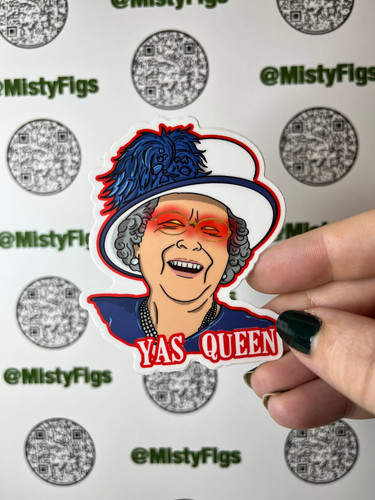 Vinyl Sticker - YAS QUEEN | Misty Figs Gift Shop