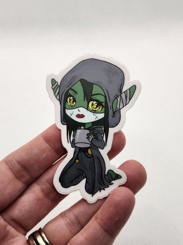Vinyl Sticker - Nott the Brave sitting Critical Role DnD Might Nei ...