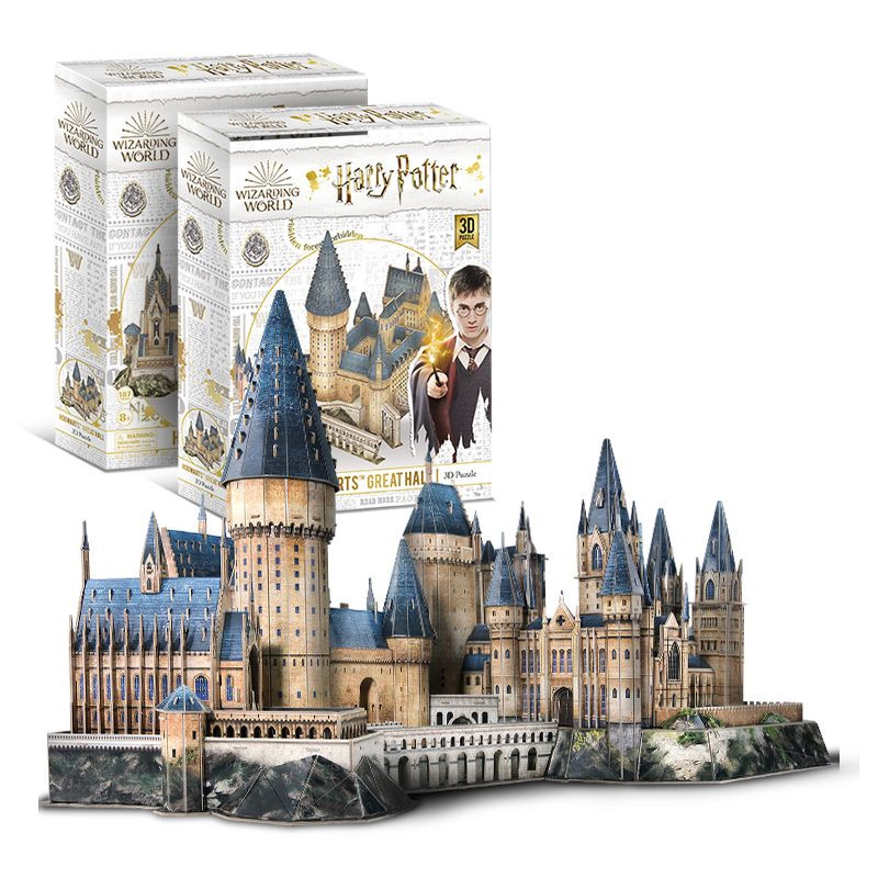 Así es el fantástico puzzle 3D del castillo de Hogwarts que te hará ...
